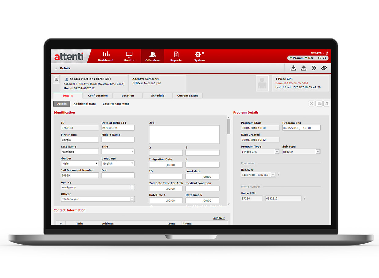 aware - Offender Management System by Attenti Group International